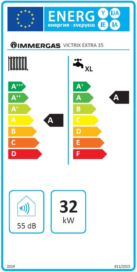 VICTRIX EXTRA 35 - Kotly s prietokovým ohrevom TÚV | Immergas